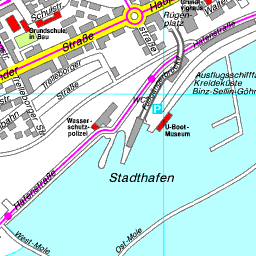 Stadtplan Sassnitz/Rügen